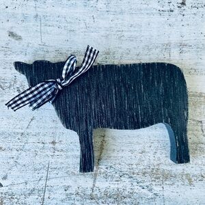 The Hearthside Collection | Accents | Rustic Wood Farm Animal Shelf ...